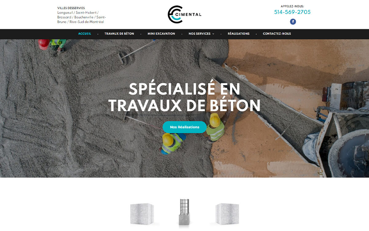 Travaux de béton Longueuil Rive-Sud | Cimental Inc.
